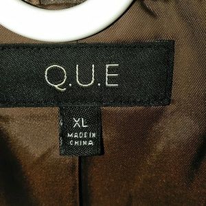 Jackets & Coats | Que Shell Genuine Leather Jacket | Poshmark